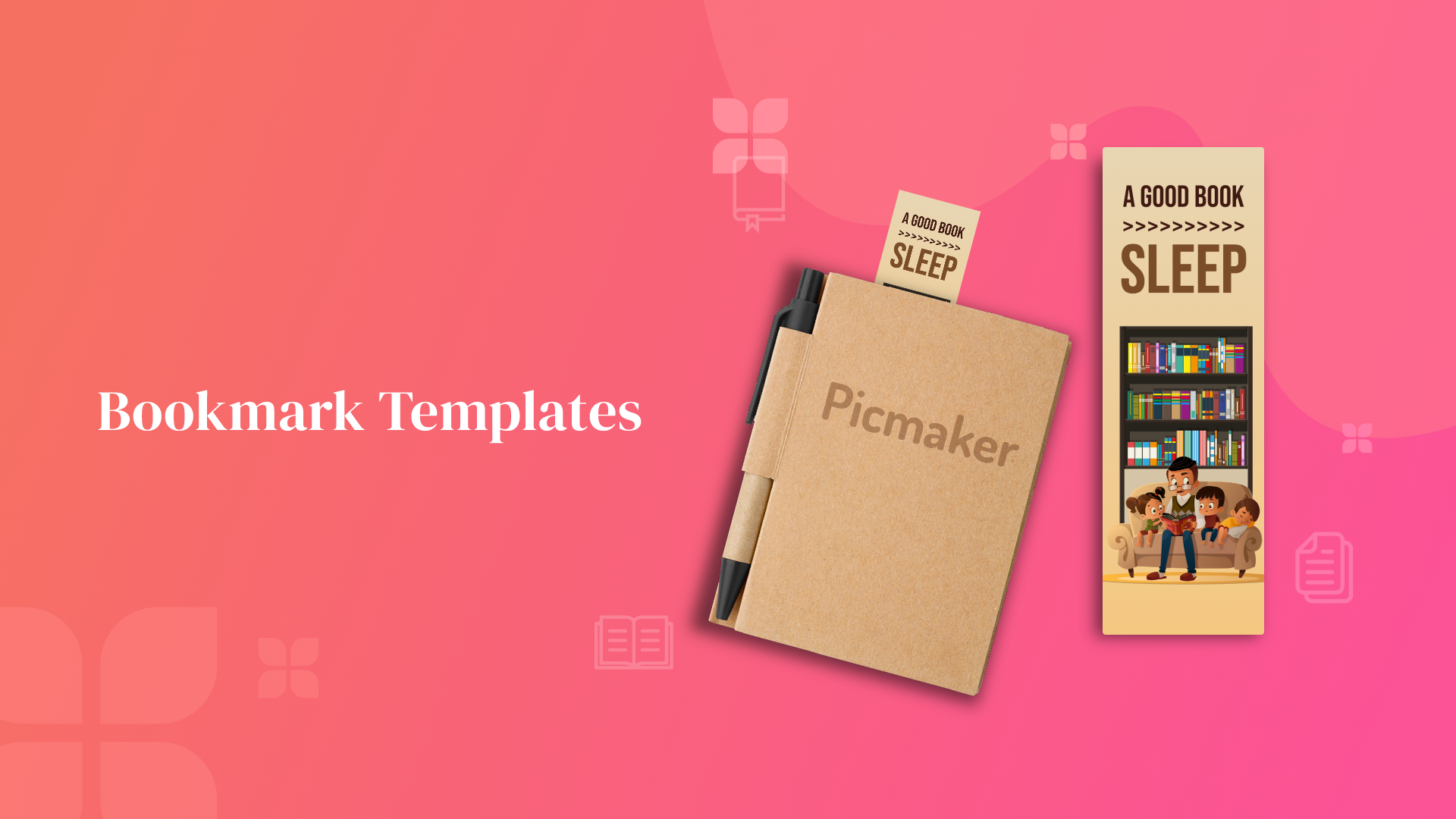 Easy and Free Customizable Bookmark Templates | Picmaker