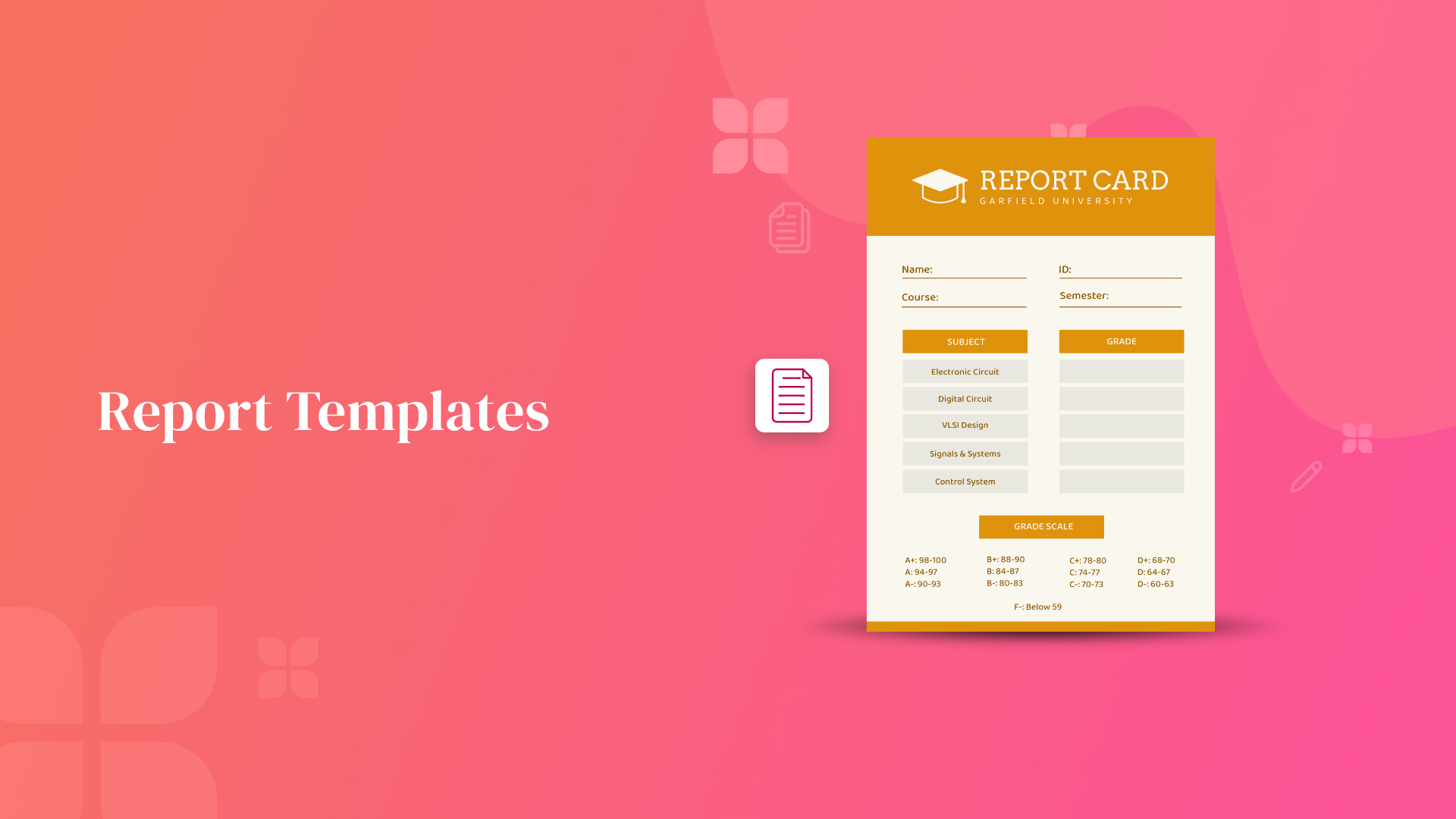 Easy and Free Printable Weekly Report Templates | Picmaker