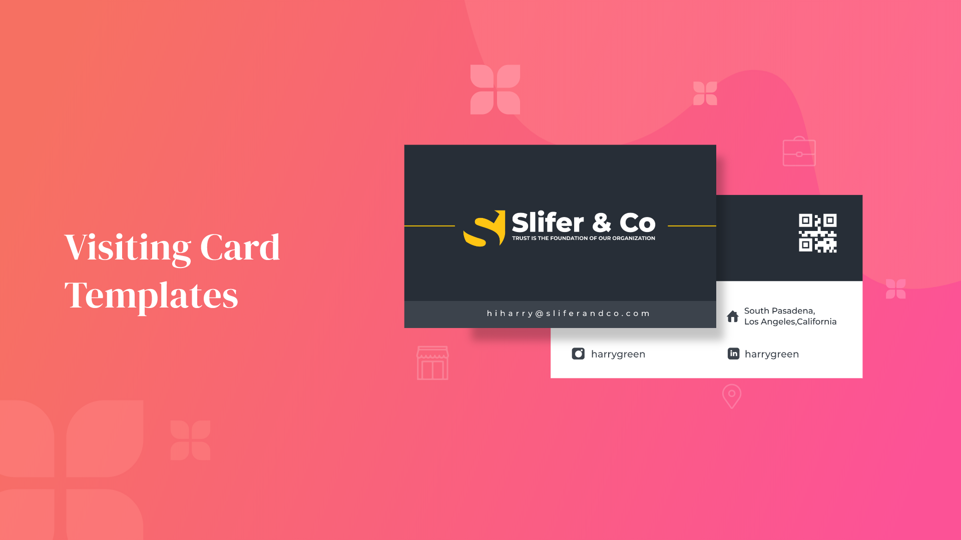 Easy and Free Customizable Visiting Card Templates | Picmaker